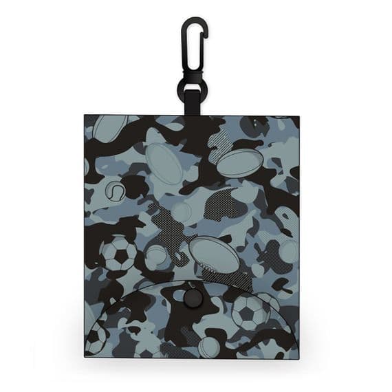 Camo Football Drawstring Bag
