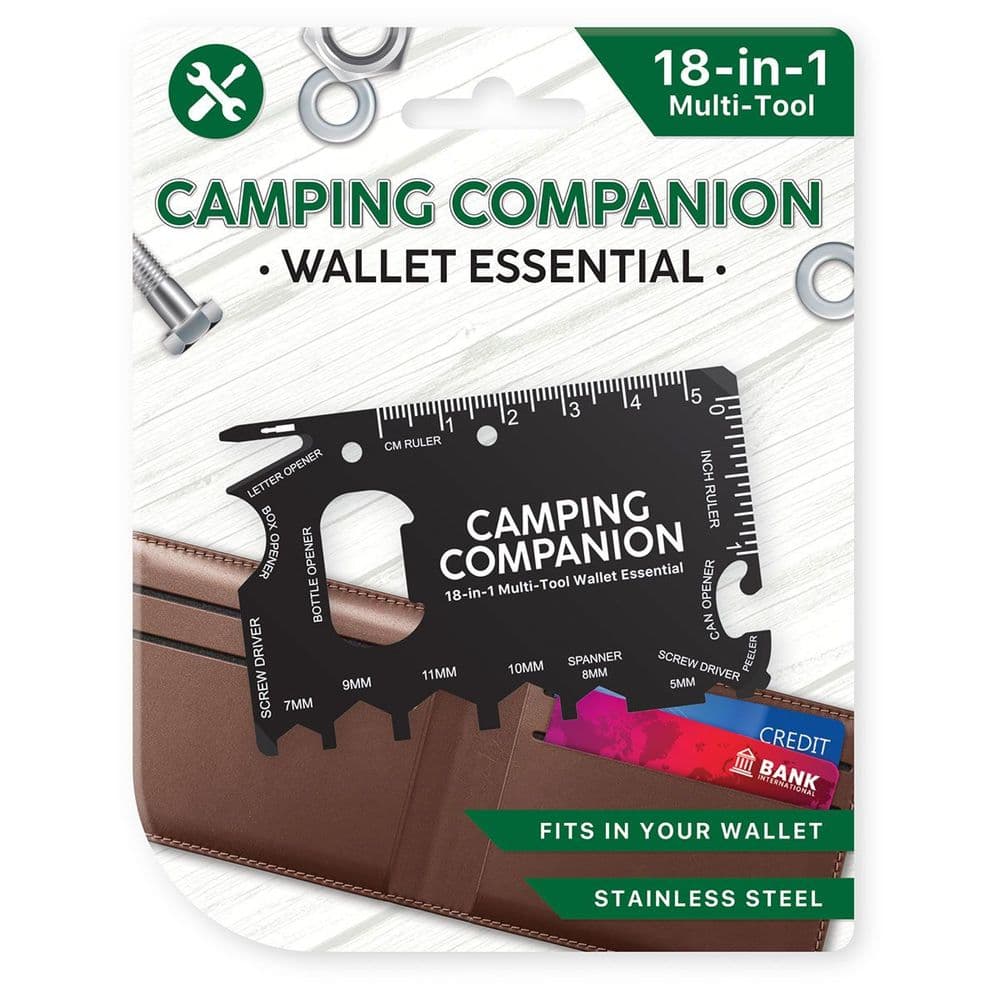 Camping Companion Wallet Essential Multi-tool