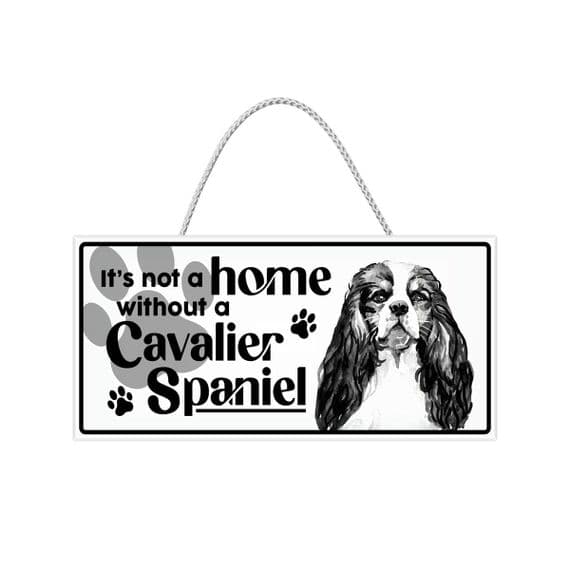 Cavalier Spaniel Hanging Sign