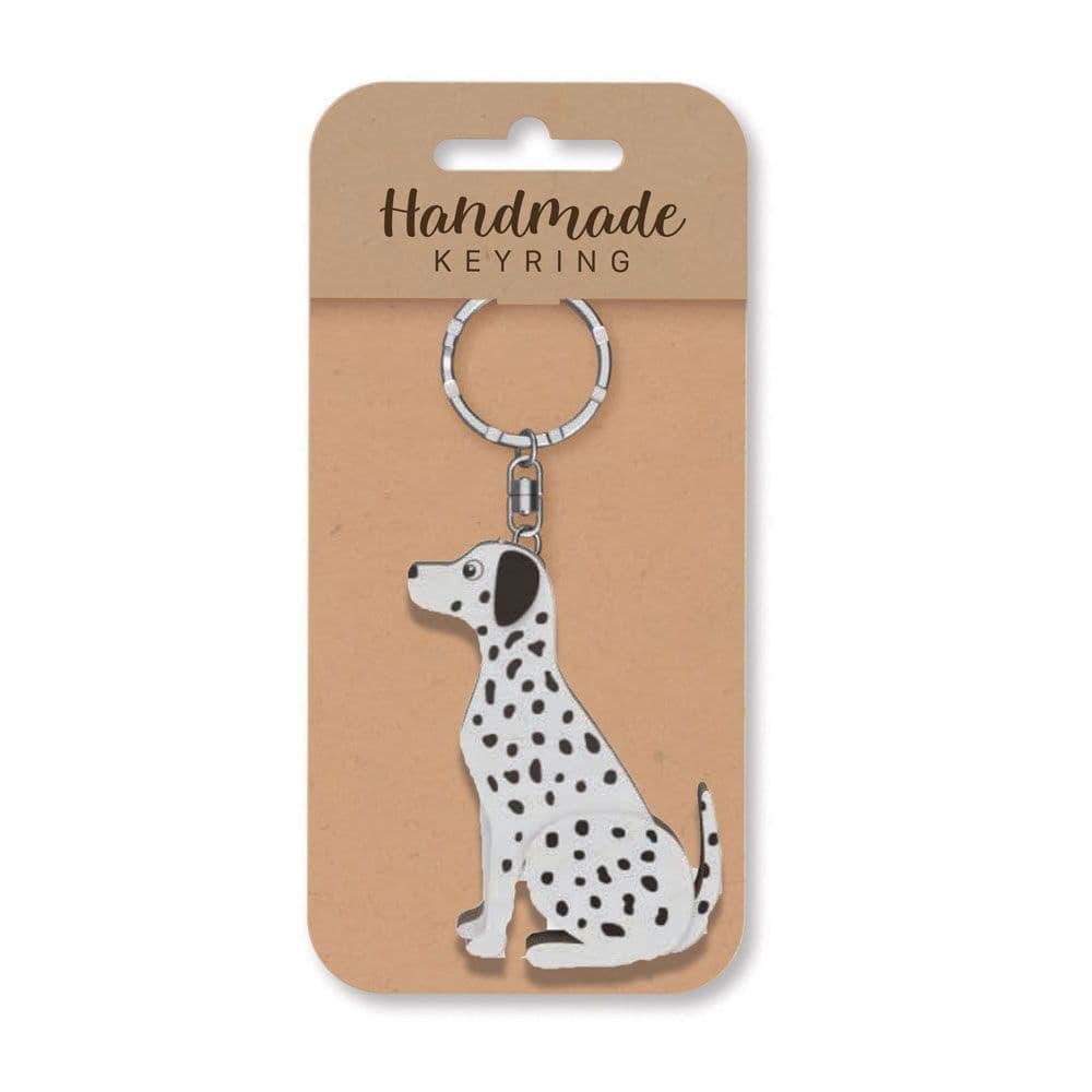Dalmatian Wooden Keyrings