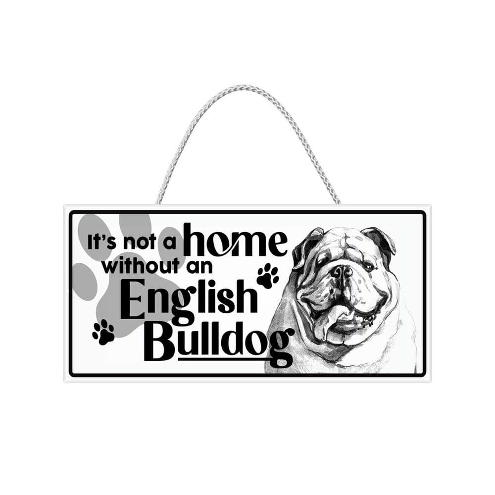 English Bulldog Hanging Sign