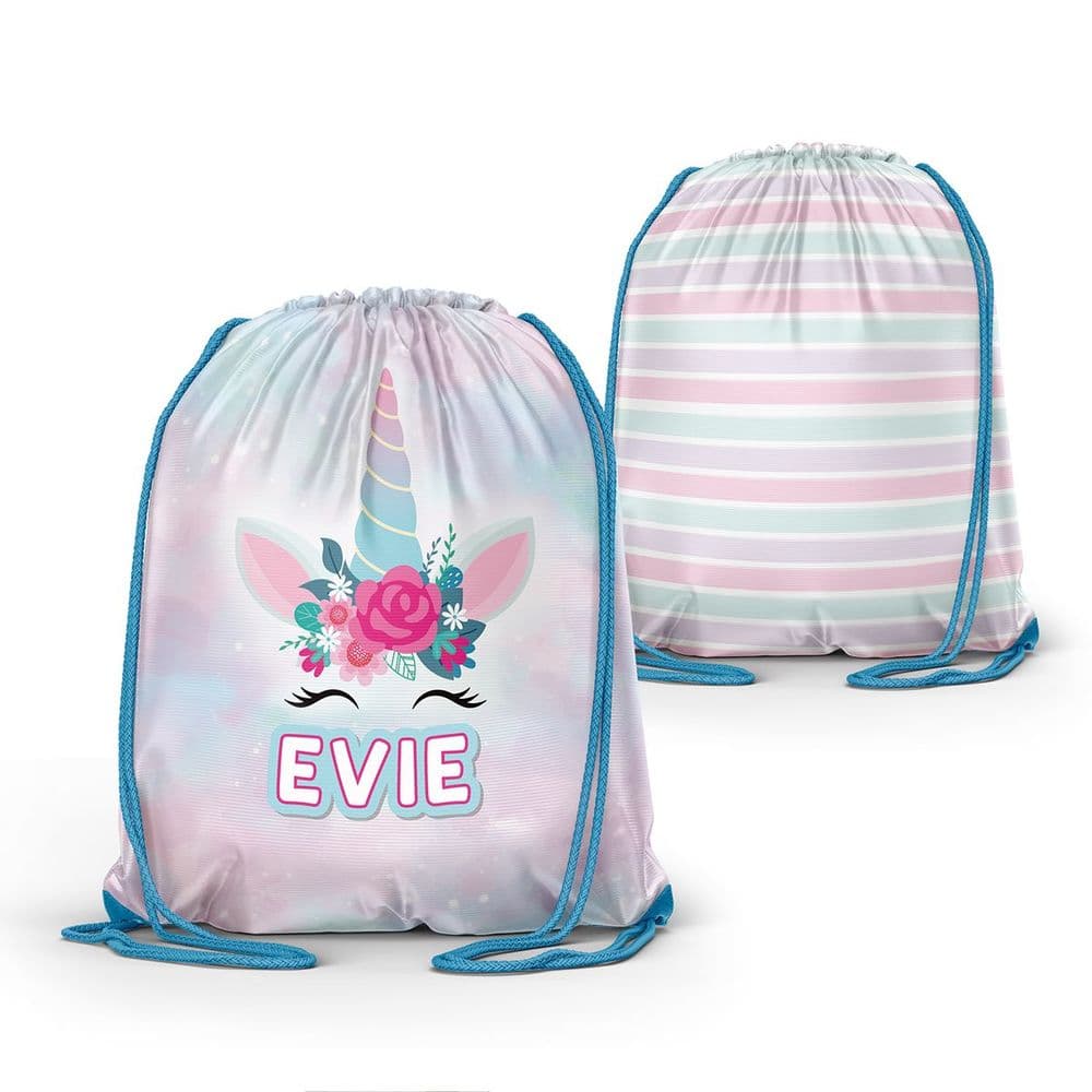 Evie Personalised Drawstring Bag