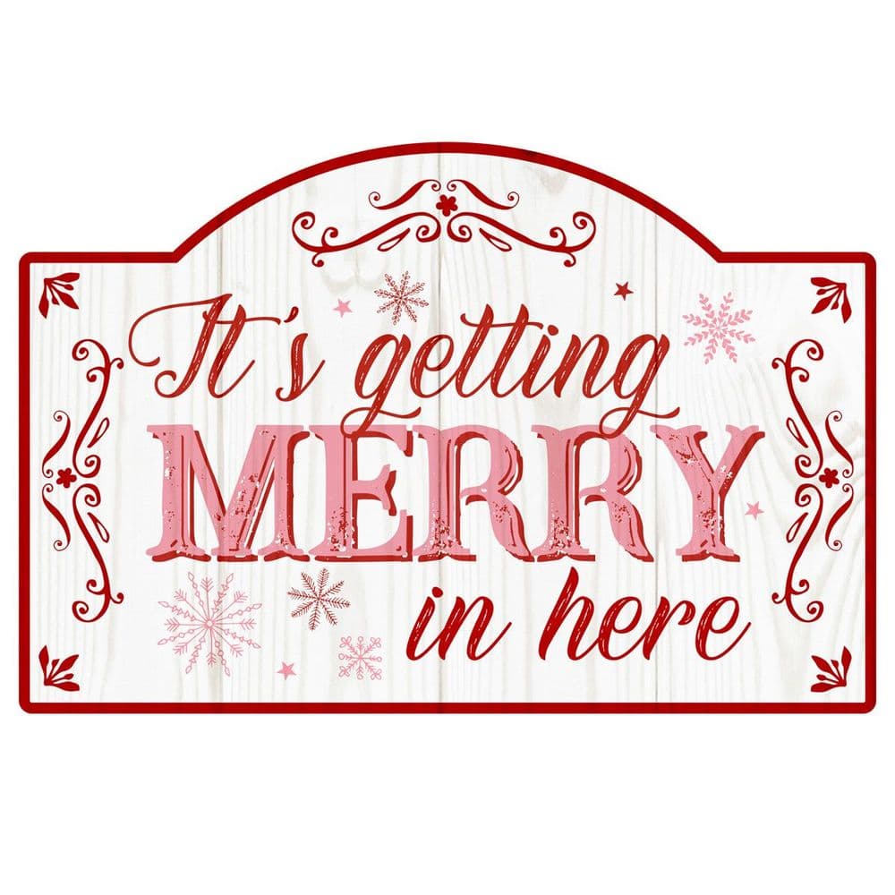 It s Getting Merry In Here Christmas Arched Sign