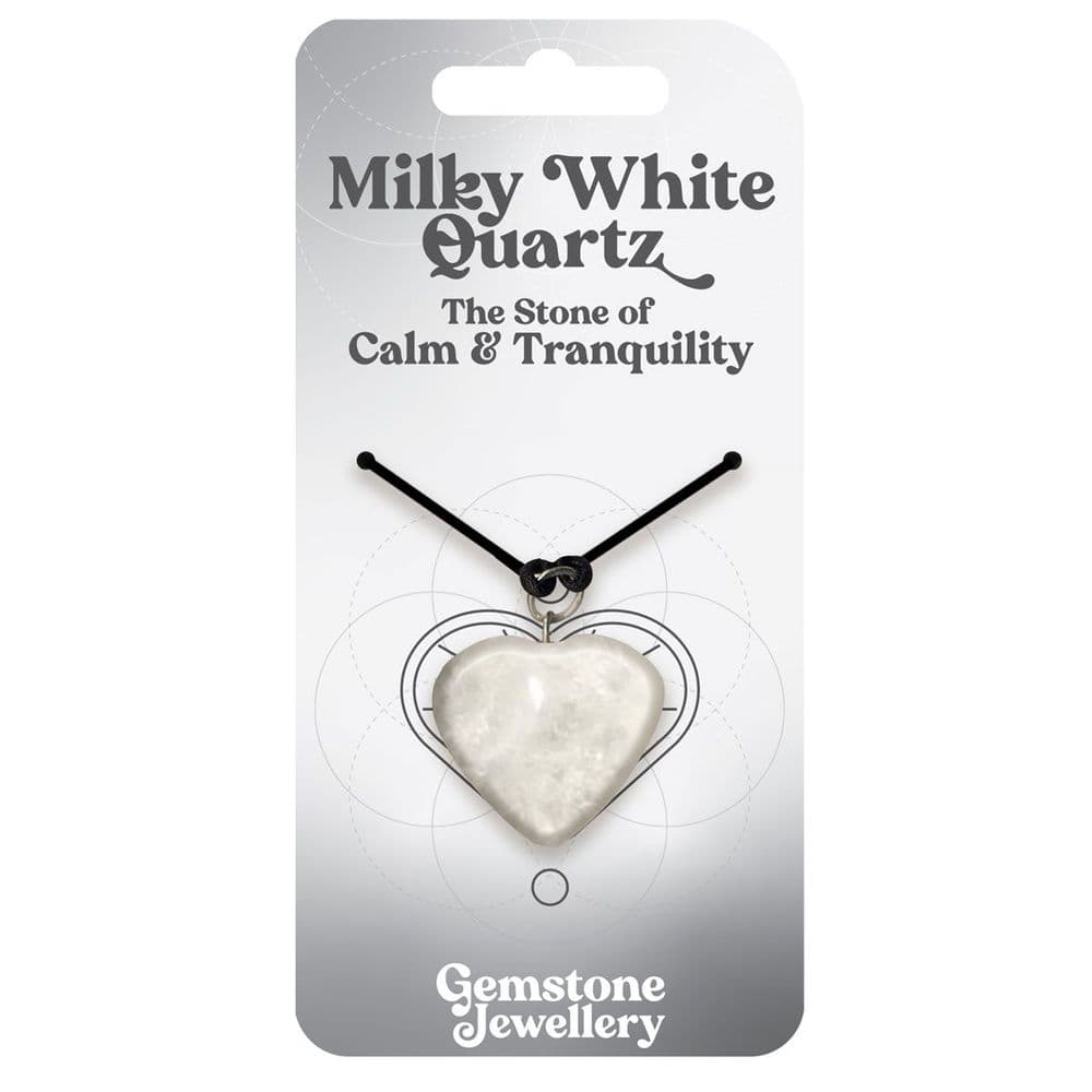 Milky White Quartz Hearts