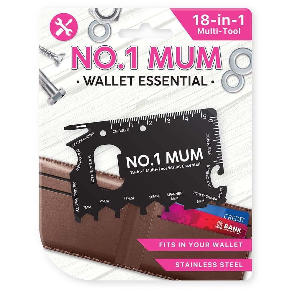 No1 Mum Wallet Essential Multi-tool