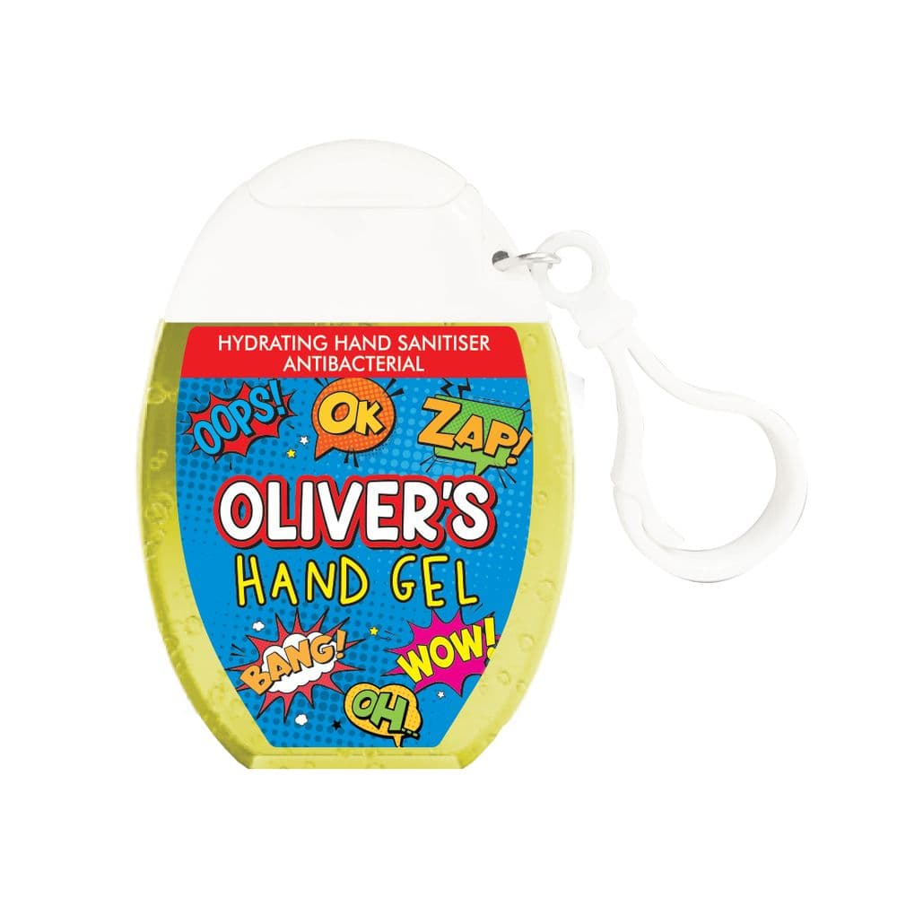 Oliver Personalised Kids Hand Sanitiser Pack of 3