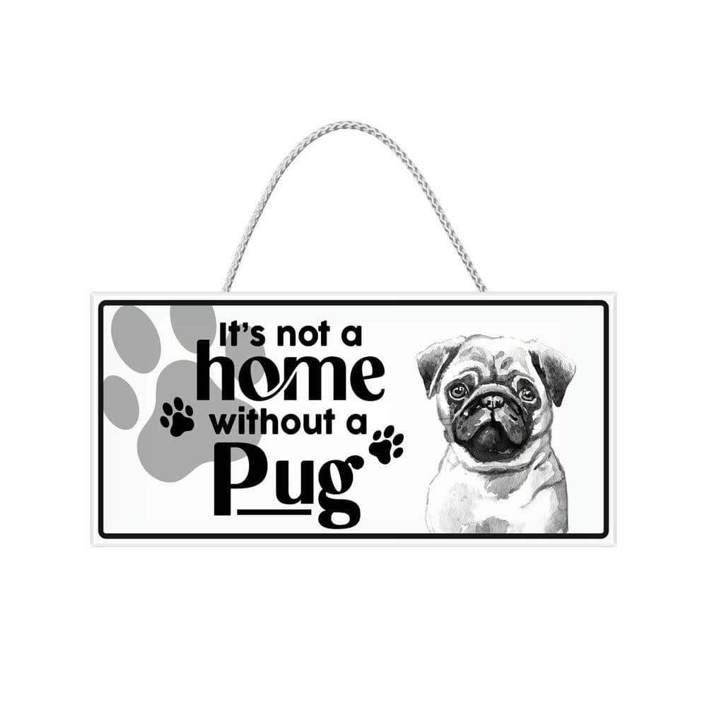 Pug Hanging Sign