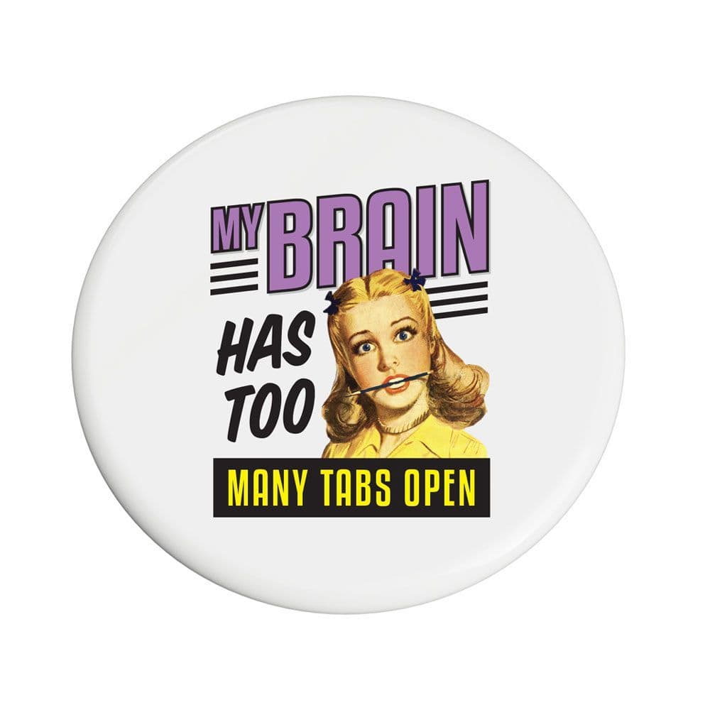 Retro Tabs Open Coaster