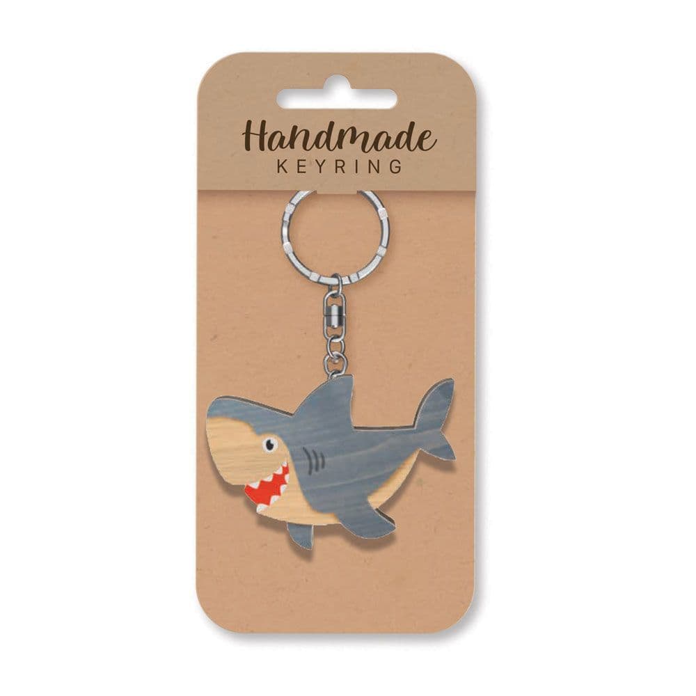 Shark Wooden Keyring
