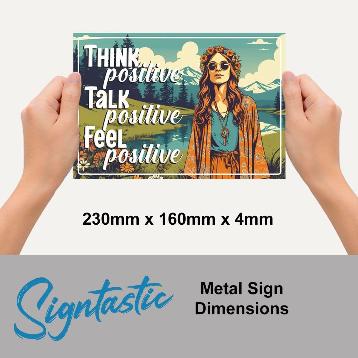 Think Positive Signtastic Sign