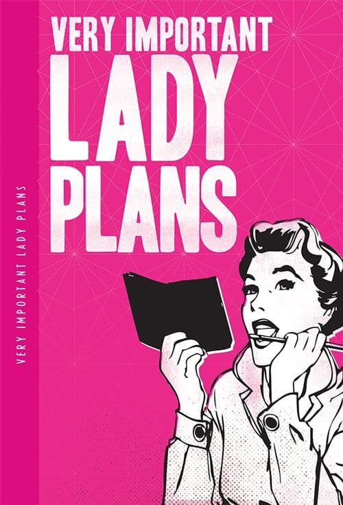 Very Important Lady Plans XL Notebook