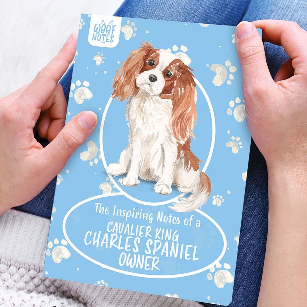 Woof Notes Notebook Cavalier King Charles Spaniel