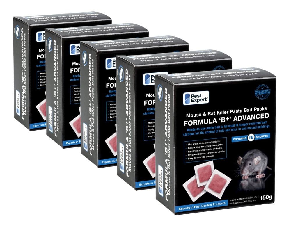 Pest Expert Formula B Rat Poison Paste Bait 900g 6 x 150g