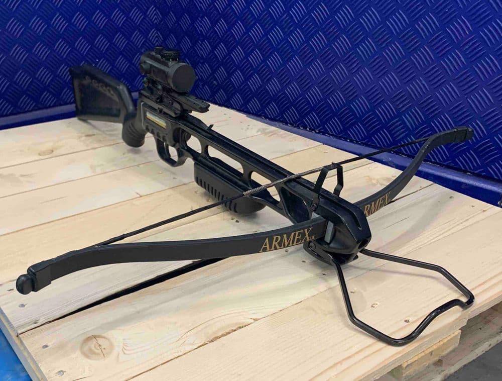 Armex Crossbow 150lb & Bolts - SOLD