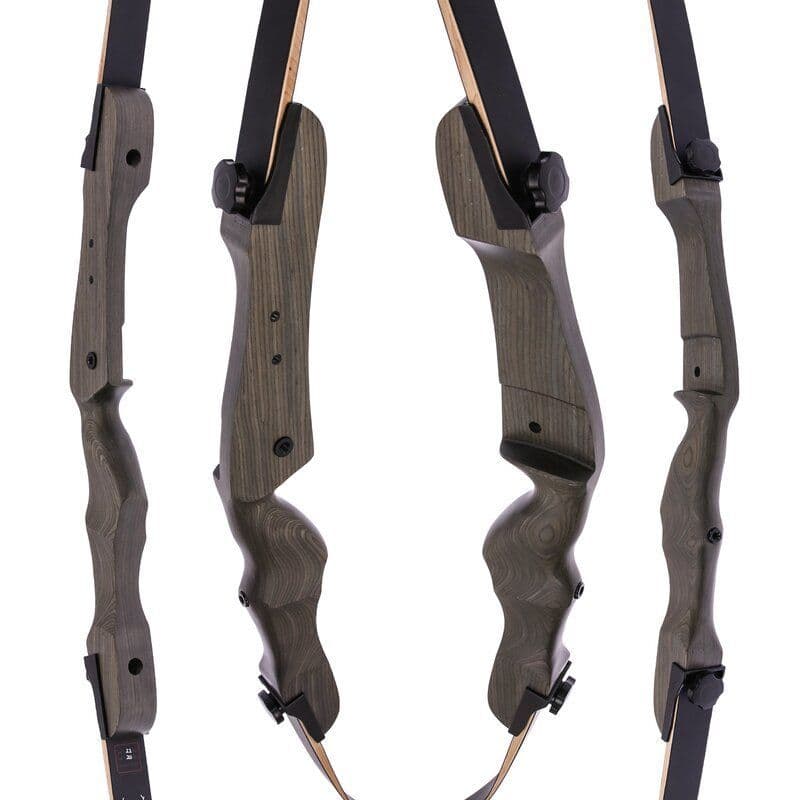 DRAKE Dark Chocolate - Take Down - 62-70" - Recurve Bow - 18-38 lbs ...