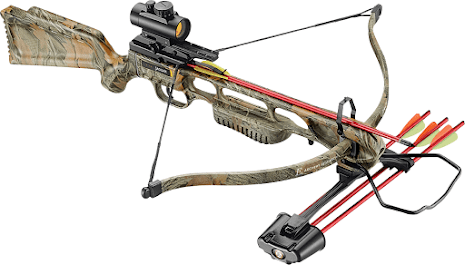 ARMEX Anglo Arms Poe Lang 175lb Recurve Powerful Crossbow Full Red Dot ...