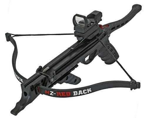 Hori-zone Crossbows 80lb Red Back Self Cocking Pistol Crossbow from ...