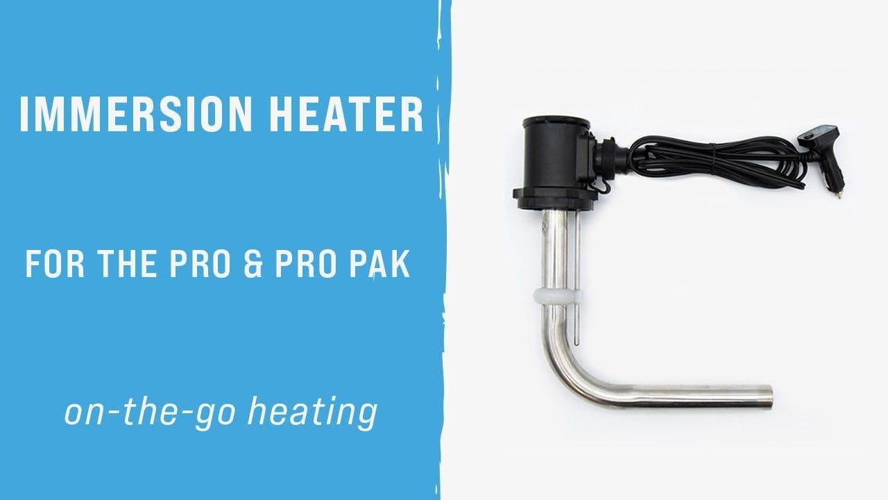 Rinsekit Pro With Immersion Heater Outdoor shower