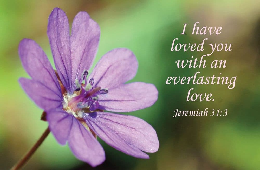 Everlasting Love Notecards - Pack of 10 JCL58X