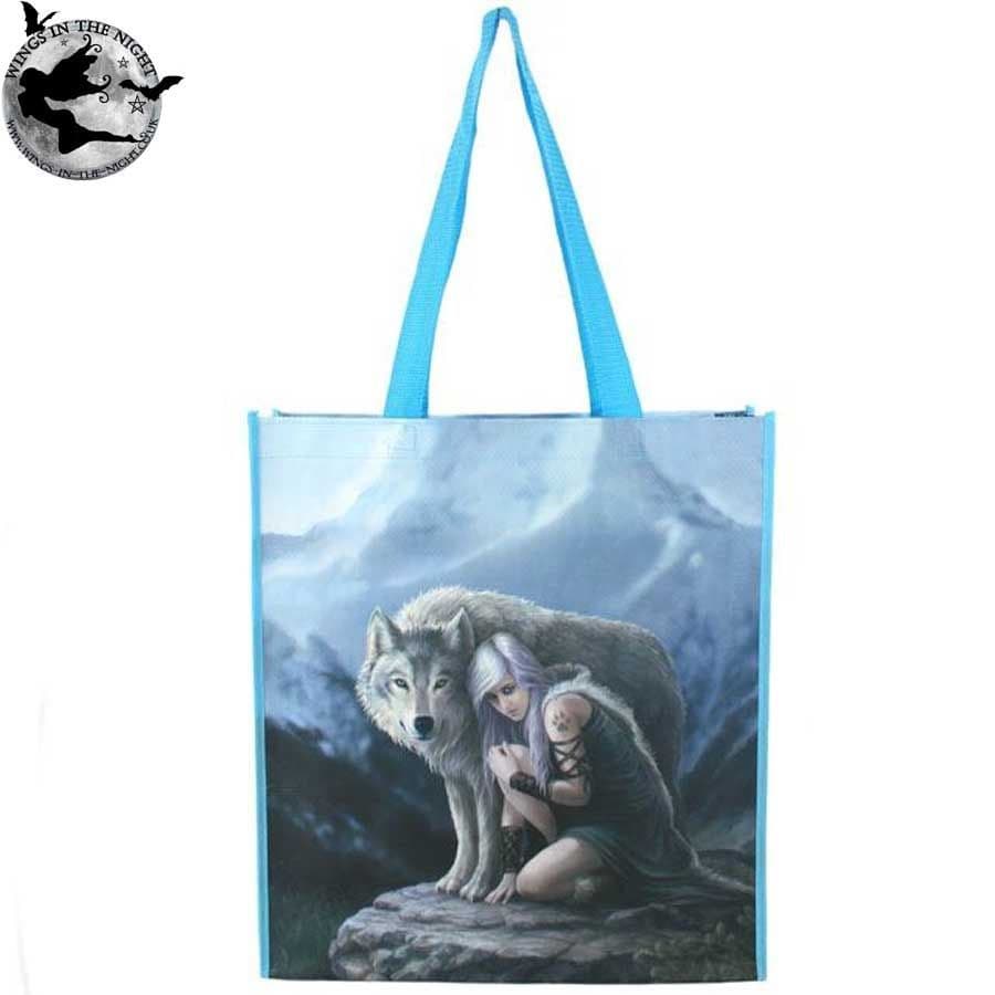 ANNE STOKES Protector Wolf Shopping Bag