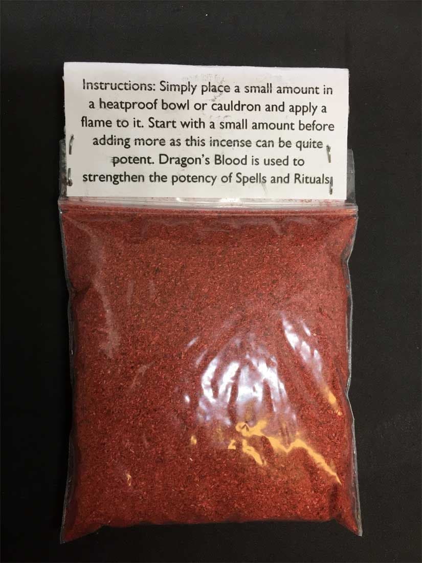 DRAGON'S BLOOD Powder Incense | Pagan & Wicca Shop