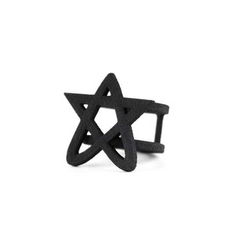 Gothic Black Ring of Lust by The Rogue + The Wolf | Gothic Jewellery