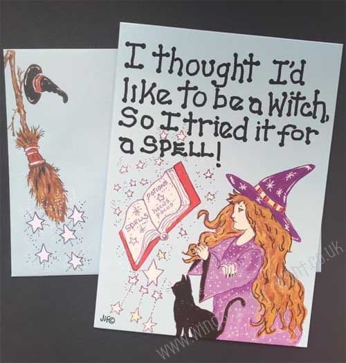 Humourous Witch Greeting Card | Pagan & Wicca Shop