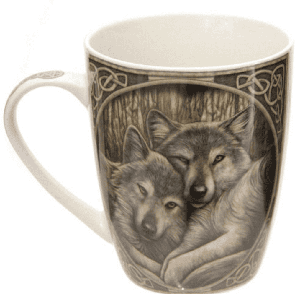 LISA PARKER Loyal Companions Wolf Mug