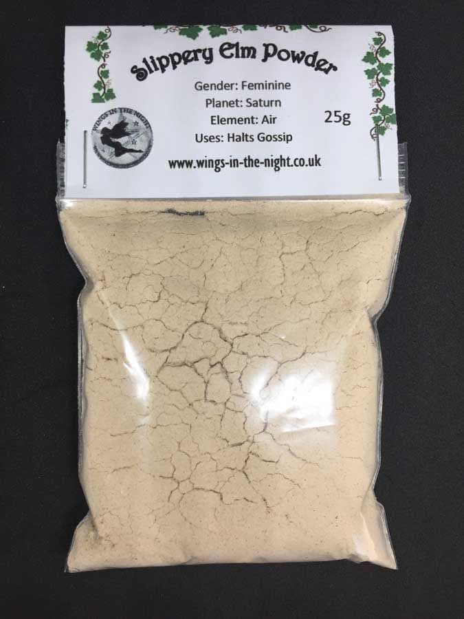 SLIPPERY ELM Powder Herb 25g | Pagan & Wicca Shop