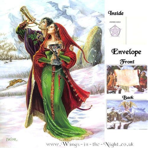 Welcoming Yule Pagan Greeting Card