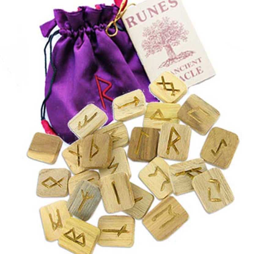 Wooden Rune Set - Instruction Booklet - Divination | Pagan & Wicca ...