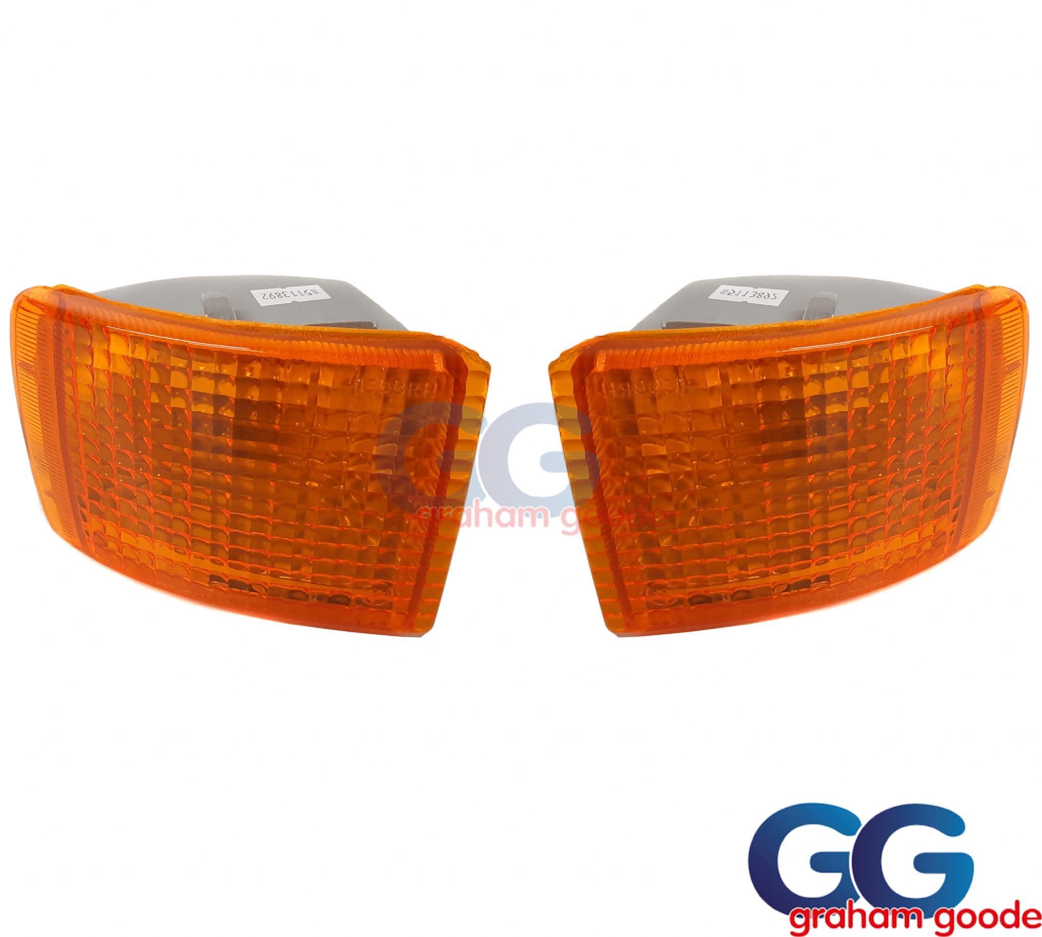 Pair of Amber Front Indicator Lamps for Ford Escort & Sierra Cosworth