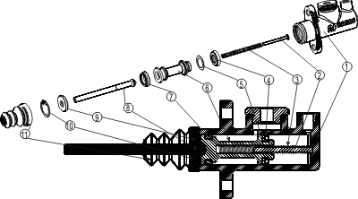 AP Racing Brake Master Cylinder Repair Kit CP2623-92RK