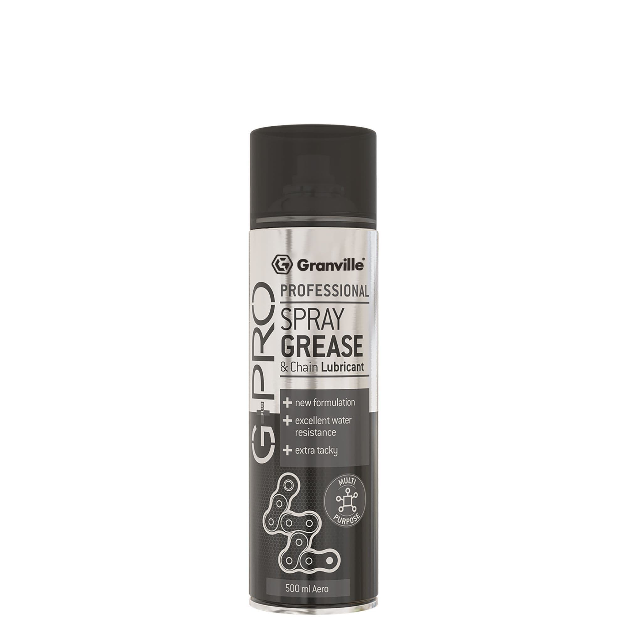Granville Spray Grease & Chain Lubricant 500ml | Durable Chain Protection