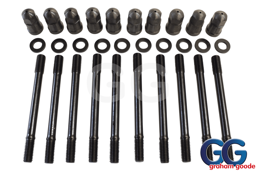High Clamp Load Cylinder Head Stud and Nut Kit Ford Cosworth YB GGR007A