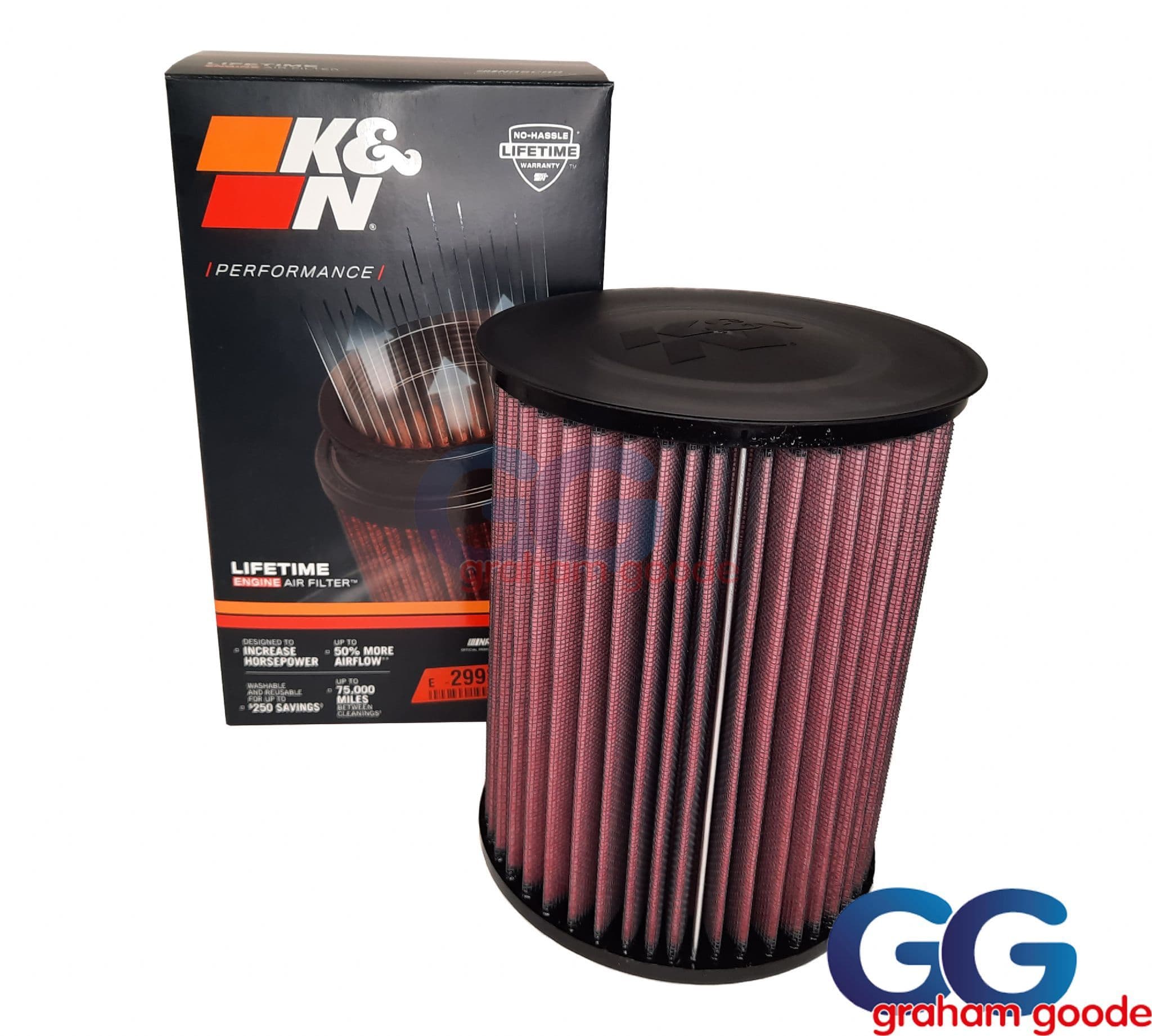 K N Air Filter Ford Focus RS MK2 Graham Goode Racing