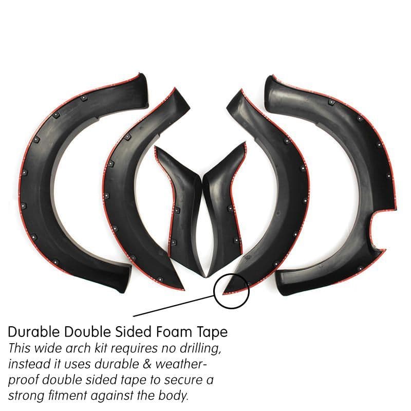 Matte Black Wide Arch Kit | Ford Ranger T7 2016 Onwards | Graham Goode ...