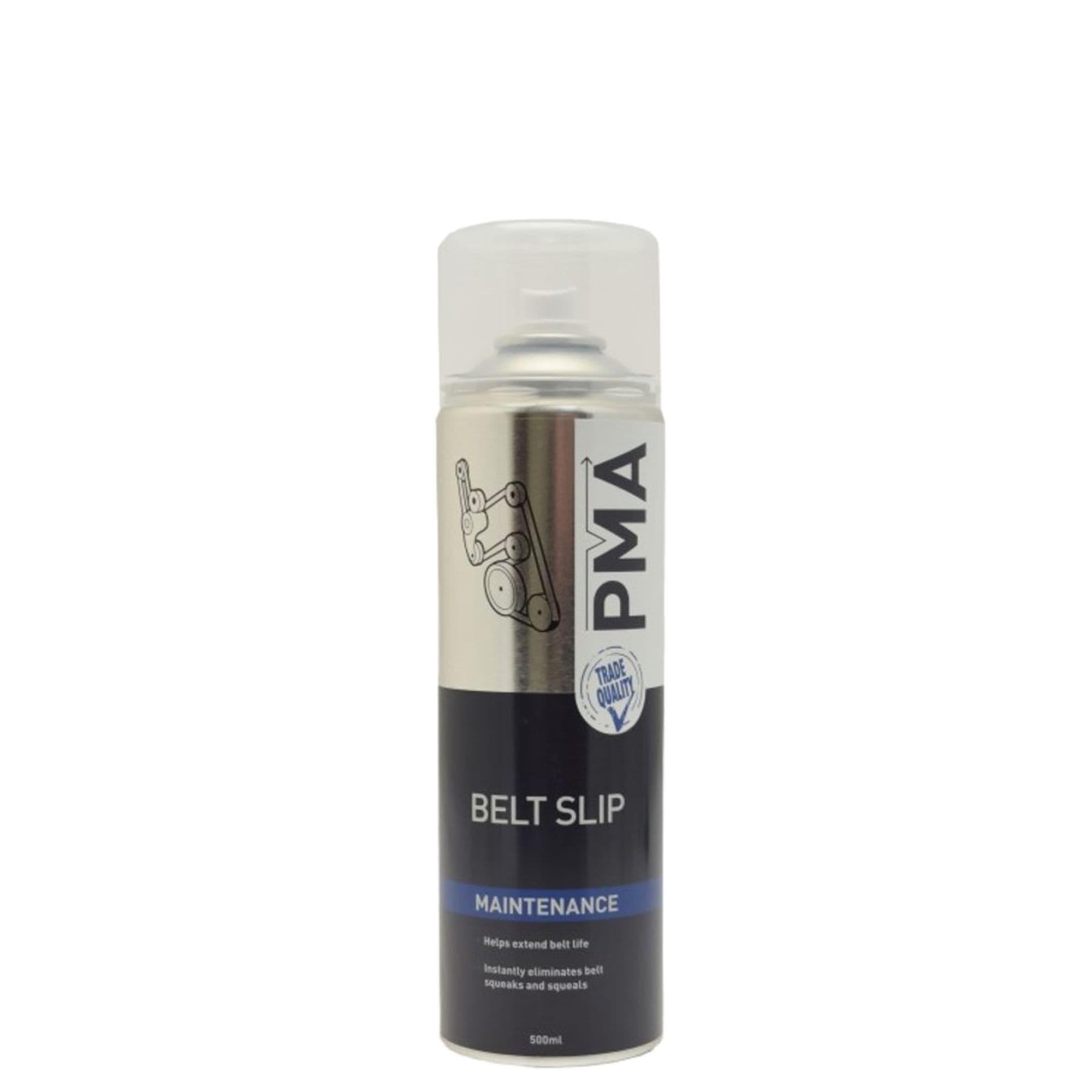 PMA Belt Slip Spray Aerosol 500ml – Eliminate Squeaks & Extend Belt Life