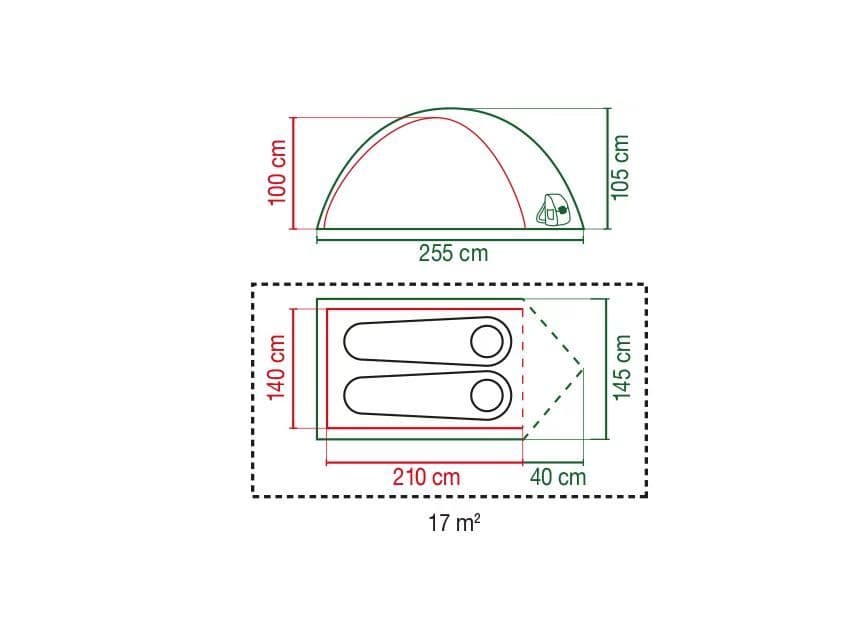 Coleman Darwin 2 Dome Tent 2025 (2176903) - Grasshopper Leisure