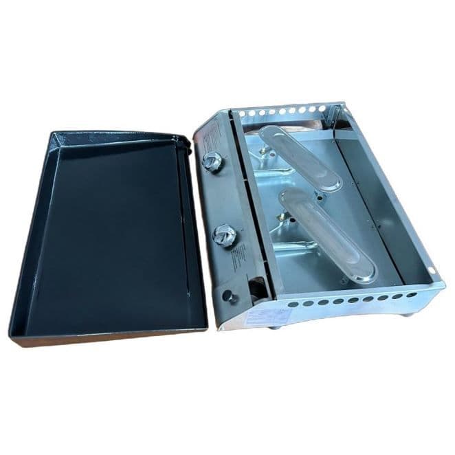 Crusader Plancha Grill Stove Table Top Gas Barbecue BBQ, Portable ...