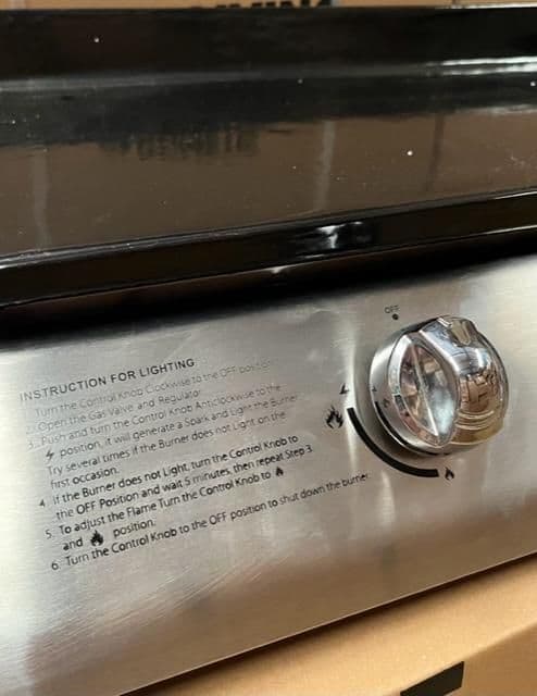 Crusader Plancha Grill Stove Table Top Gas Barbecue BBQ, Portable ...