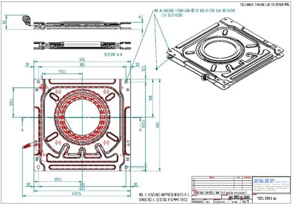 FASP VW T4 1997+ Passenger Swivel Seat Base Plate Turntable 1305-2893sx ...