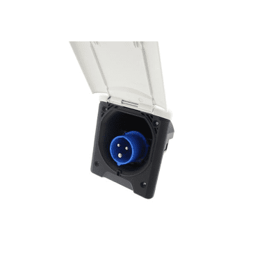 Fawo 240v Mains Inlet Flush Fitting Socket With Magnetic Lid - White ...