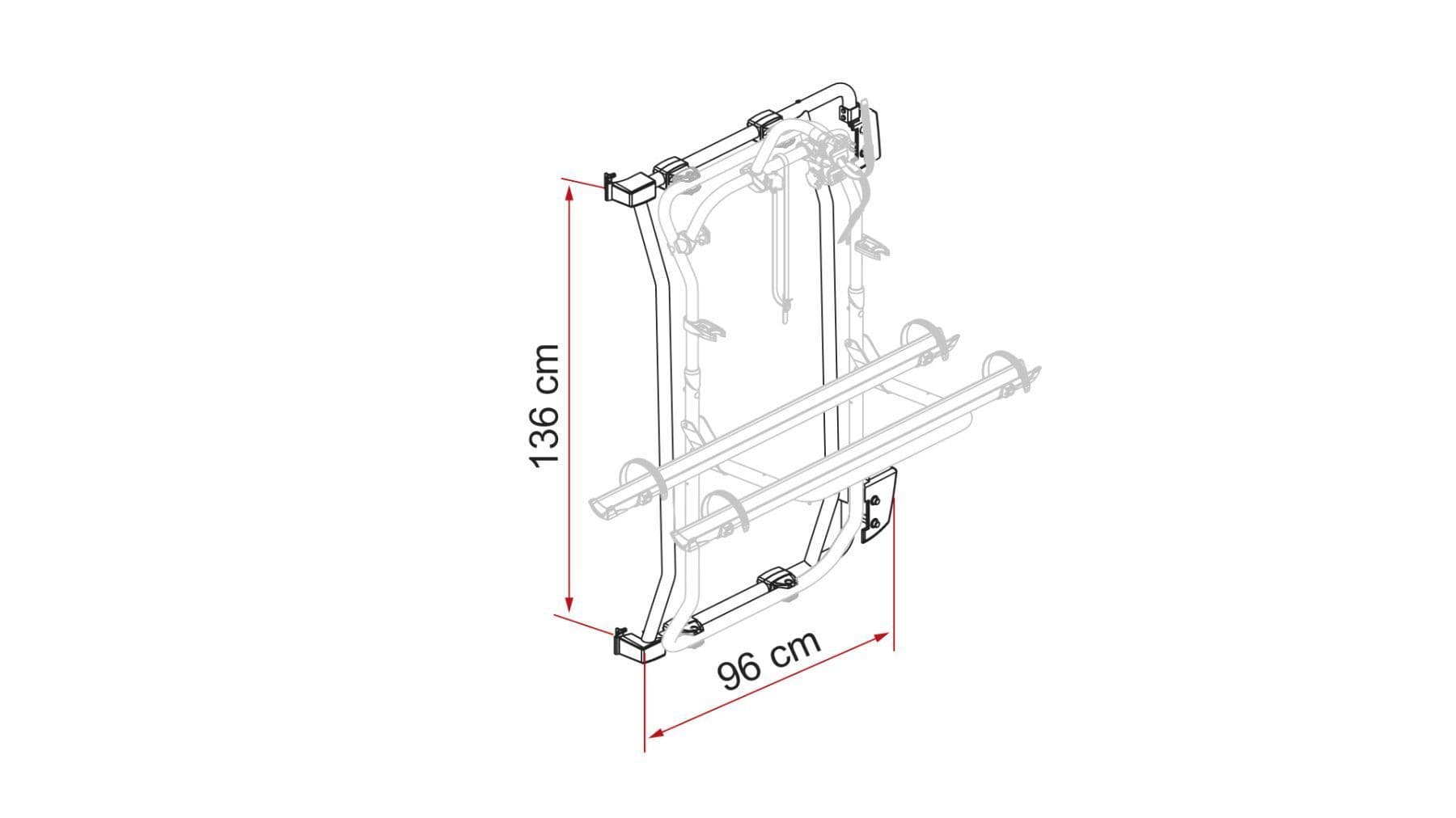 Fiamma Carry-Bike Frame Ducato, Sprinter, Crafter 02096-35 ...