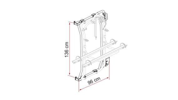 Fiamma Carry-Bike Frame Ducato, Sprinter, Crafter 02096-35 ...