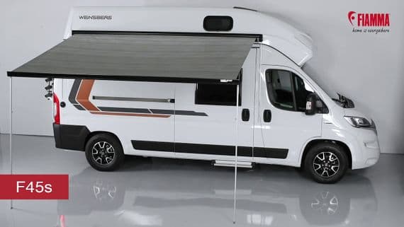 Fiamma F45S 300 Awning Titanium / Grey Or Blue Motorhome Caravan ...
