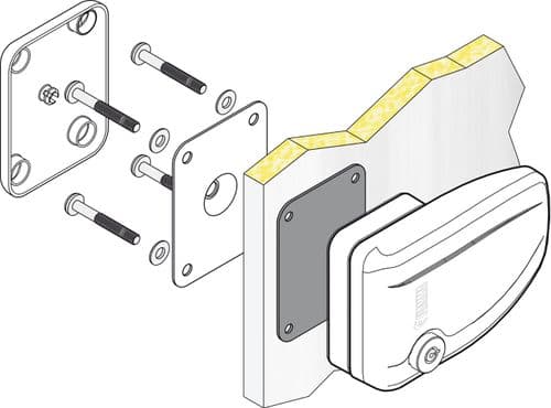 Fiamma Safe Door Grey External Motorhome Caravan Lock 08021-01G ...