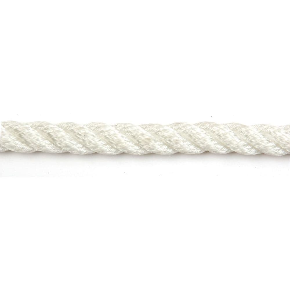 Kingfisher 16mm White Anchor Line Rope with Galvanised Thimble (15m ...
