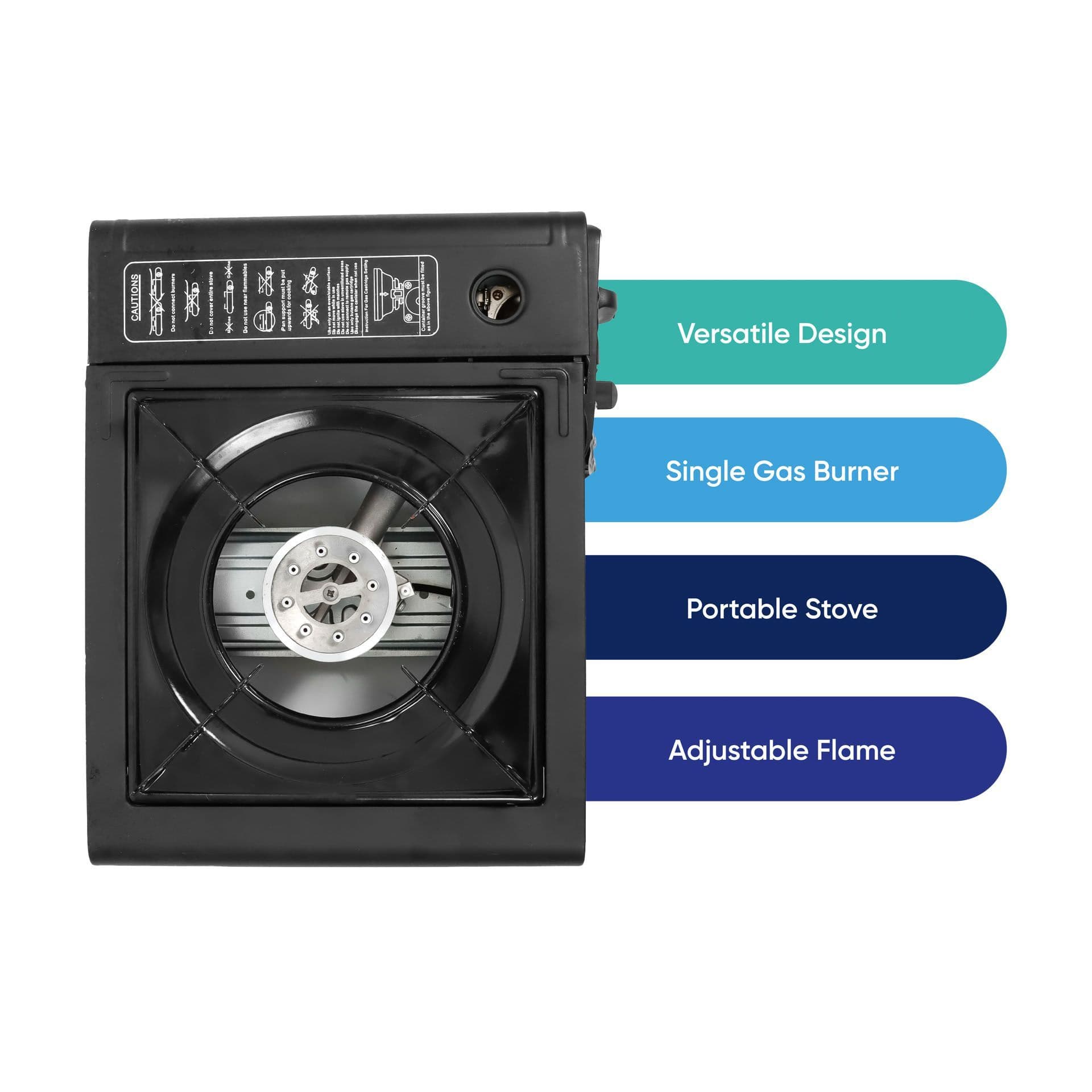 Leisurewize Double Burner Portable Gas Stove LW716 - Grasshopper Leisure