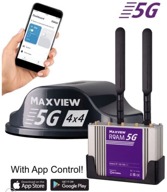 Maxview Roam 5G WiFi System Grey MXL060/G, Caravan, Motorhome ...